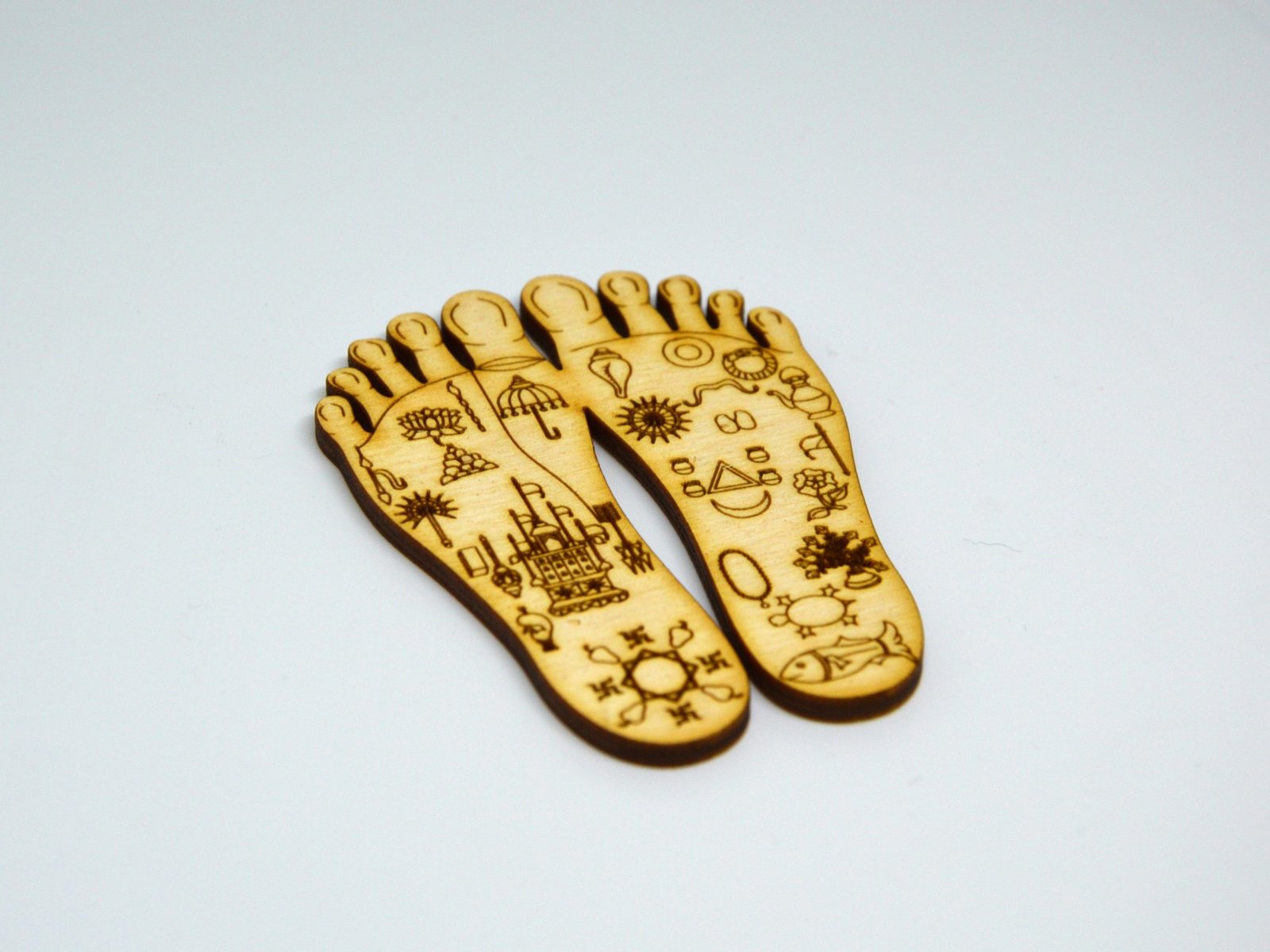 Chaitanya Mahaprabhu Lotus Feet Symbols meanings
